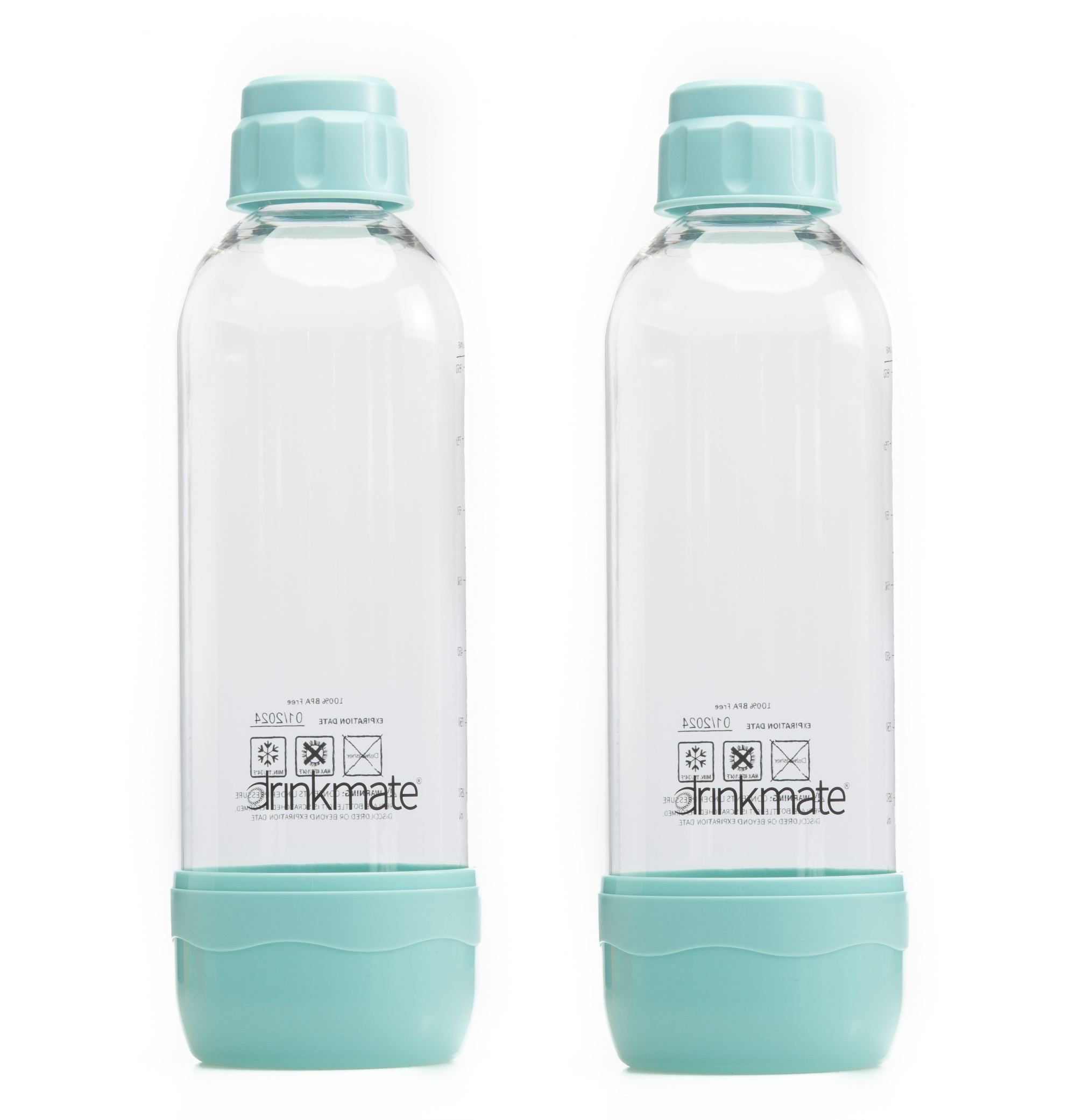 1 Liter Bottles - Twin Pack – Drinkmate EU